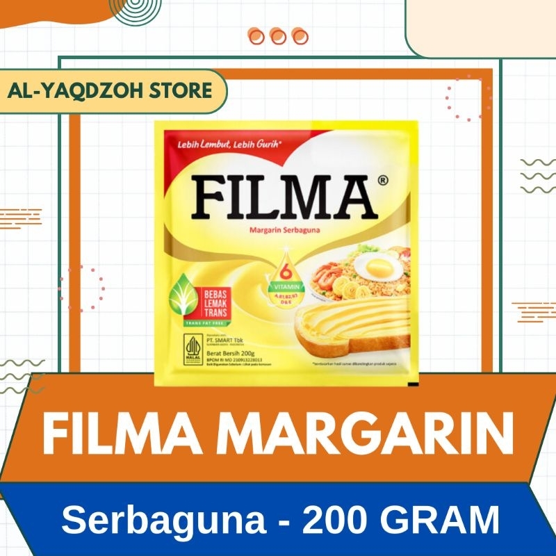 Jual Filma Margarin | Serbaguna | 200Gram | Shopee Indonesia