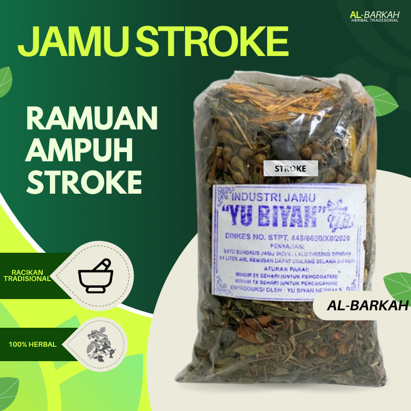Jual Al-Barkah Obat Struk Jamu Godok Saraf Lumpuh Herbal Stroke Ampuh ...