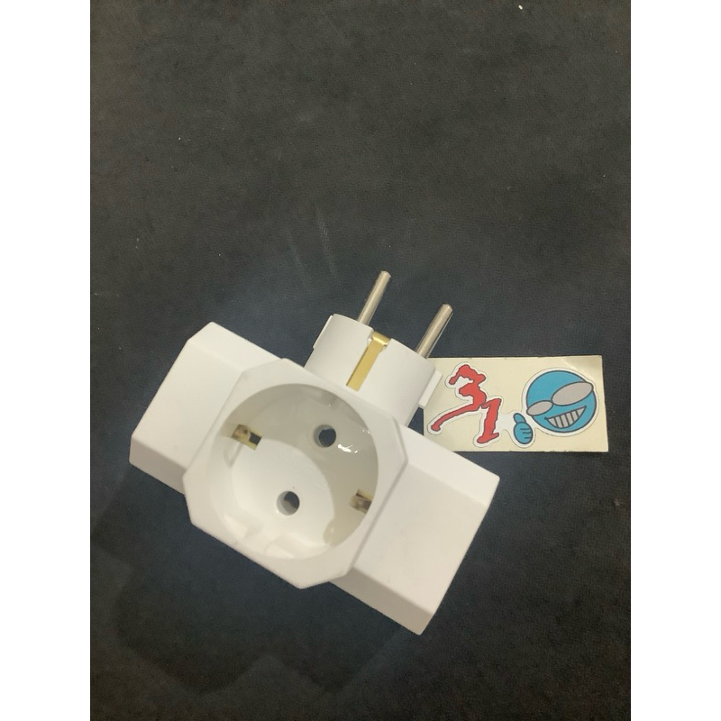 Jual T steker arde broco colokan listrik cabang 3 | Shopee Indonesia