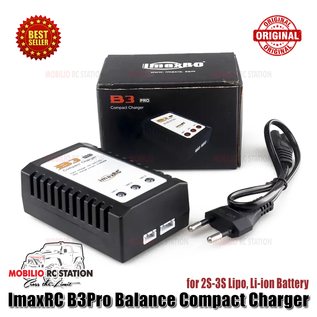 Jual ImaxRC Imax B3 Pro Mini Balance Charger 2S 3S Lipo Li-ion Battery ...