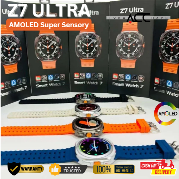 Jual Smartwatch Z7 Ultra & Z83 Max HD AMOLED SERIES Z IP68 ANDROID ...
