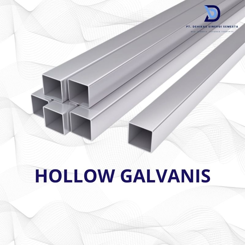 Jual hollow galvanis 2x4x0.5x4m pipa kotak besi galvanis | Shopee Indonesia
