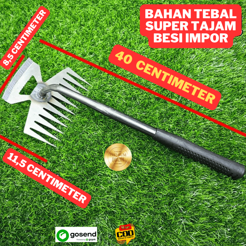 Jual Alat Pencabut Rumput Liar Weeding Harrow garpu taman | Shopee ...