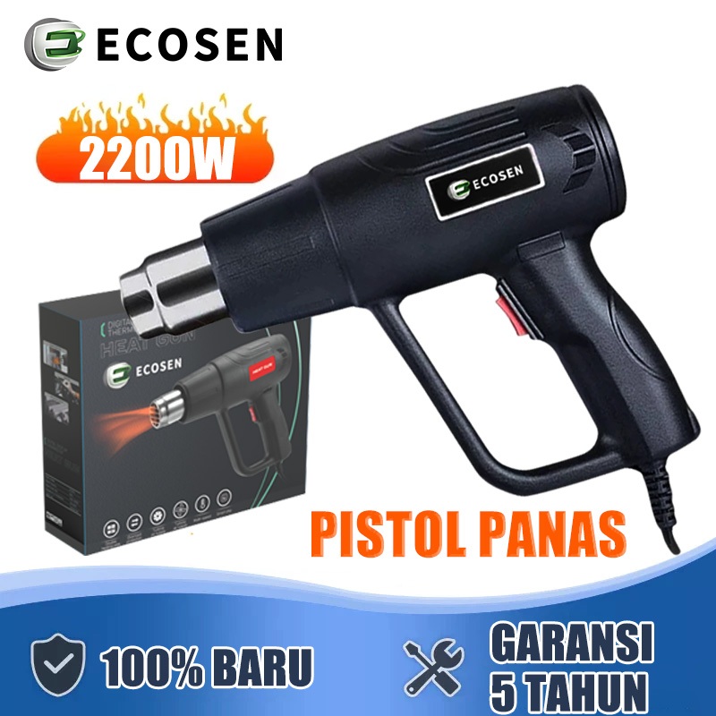 Jual ECOSEN Hot Gun Heat Gun Electric Alat Pemanas Multifungsi Heatgun ...