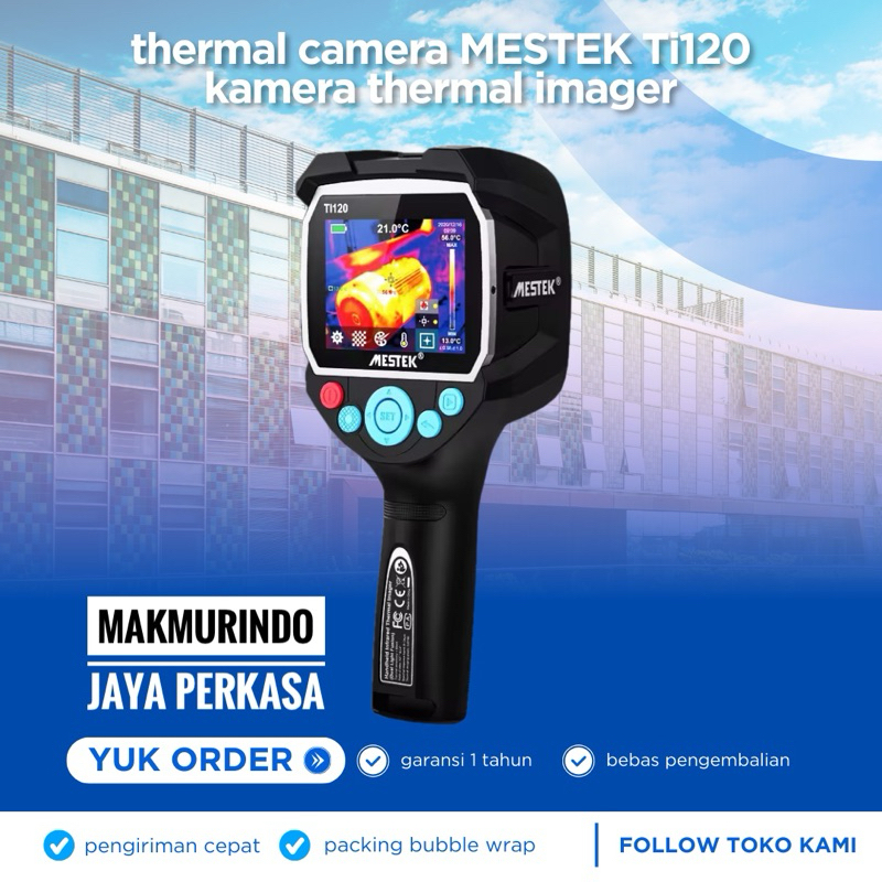 Jual Thermal Camera 3.5" Mestek TI120 Kamera Termal Infrared Ti-120 Imager | Shopee Indonesia