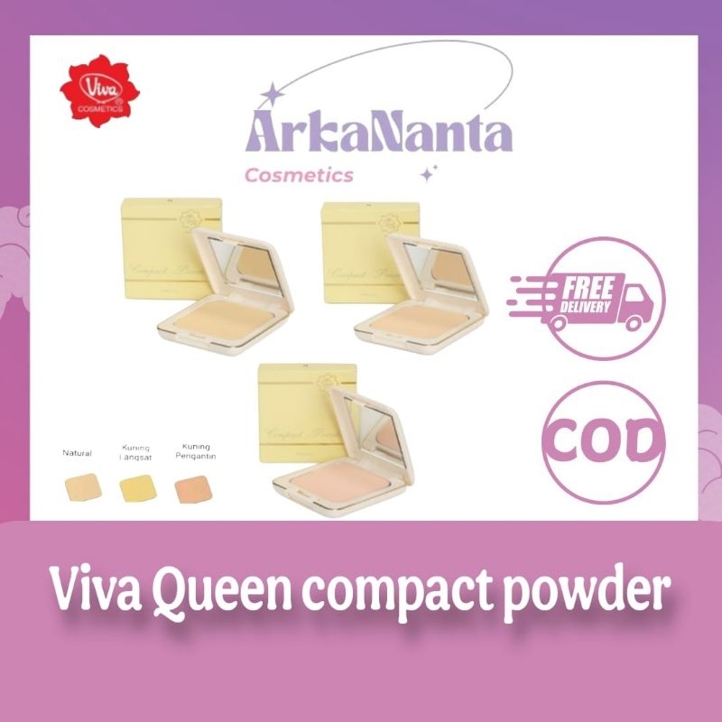 Jual ️Arka.Nanta ️ Viva Queen Compact powder Full kaca & Reffil ORI 100 ...
