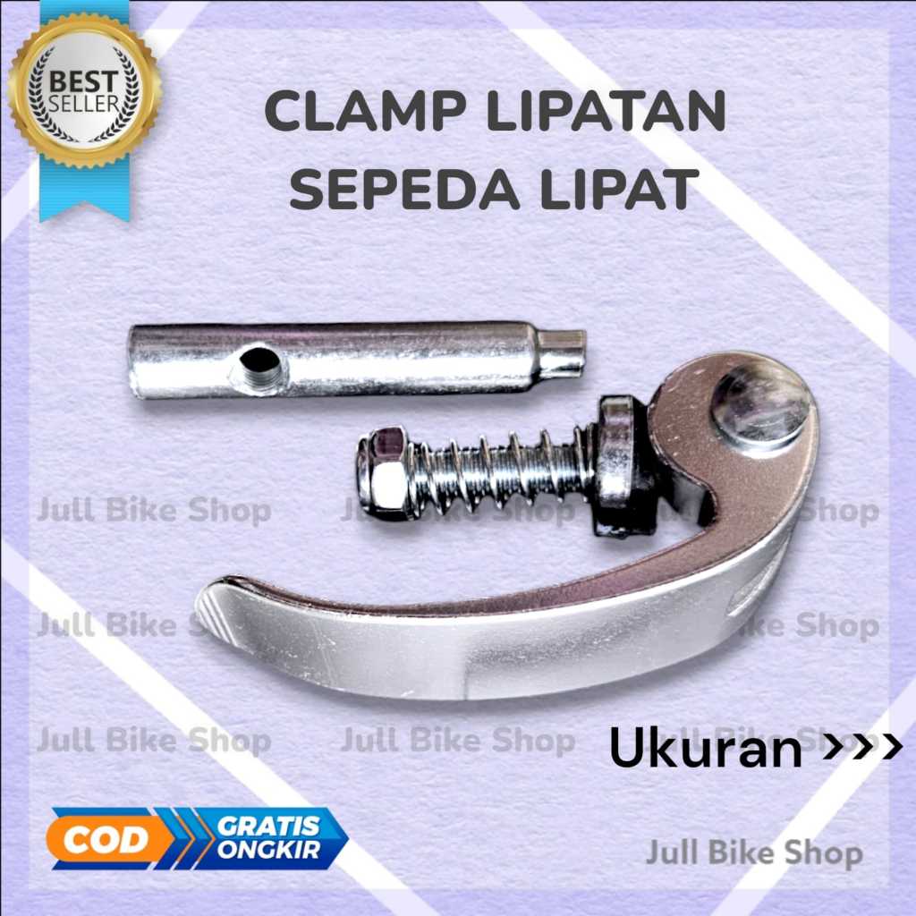 Jual Baut pengunci lipatan sepeda lipat clamp frame kunci tengah qr ...