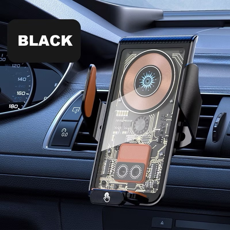 Jual cash hp wireless charging car holder L9 15W multi angle rotation ...