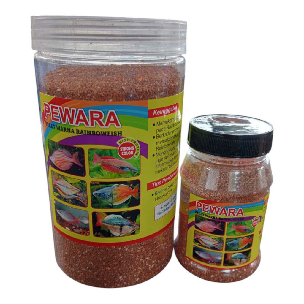Jual Pelet Warna Rainbowfish | PEWARA | Pakan Ikan Hias | Shopee Indonesia