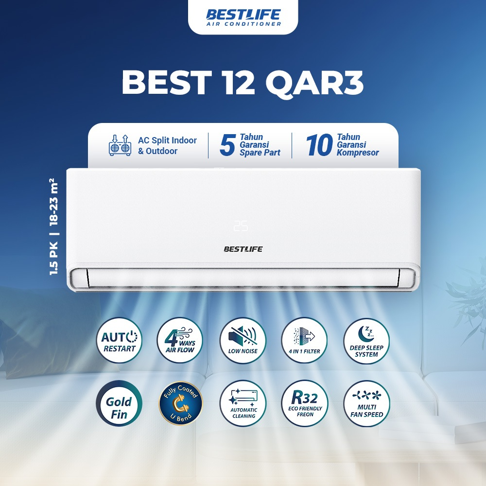 Jual BESTLIFE Official Store - Air Conditioner Split 12QAR3 - AC Split ...
