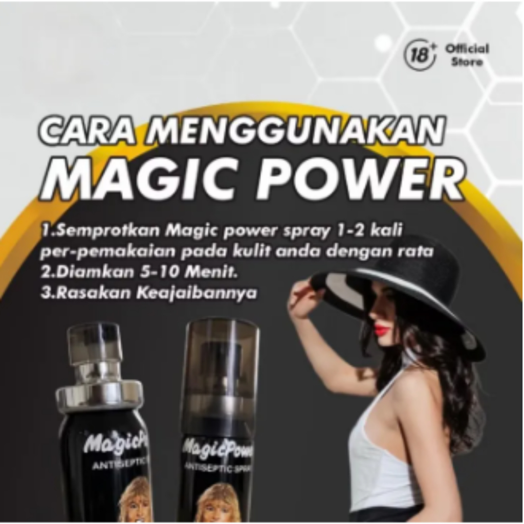 Jual Tissue / Magic Power - Antiseptic Magic Power Spray ( Kotak Hitam ...