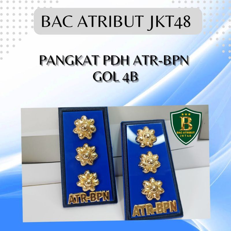 Jual BAC ATRIBUT JKT48 - PANGKAT PDH ATR-BPN GOLONGAN 4B | Shopee Indonesia