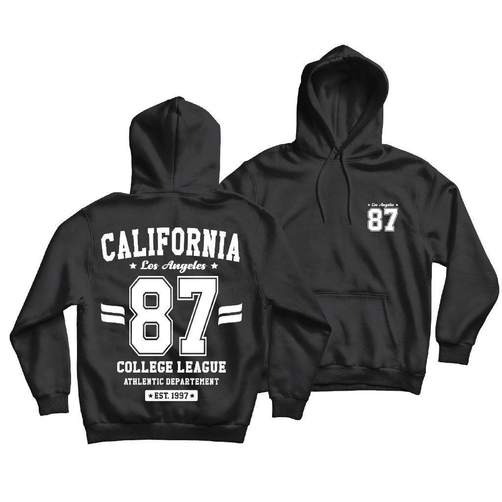 Jual FENJACK Hoodie Jumper CALIFORNIA 87 (Sablon) M -XXL (Pria & Wanita ...