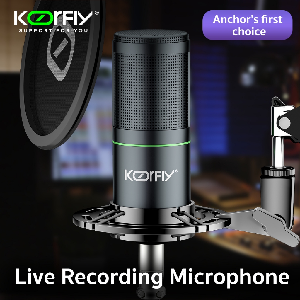 Jual KOORFLY zx320 mic condenser XLR to XLR antarmuka Ori 48V mikrofon ...