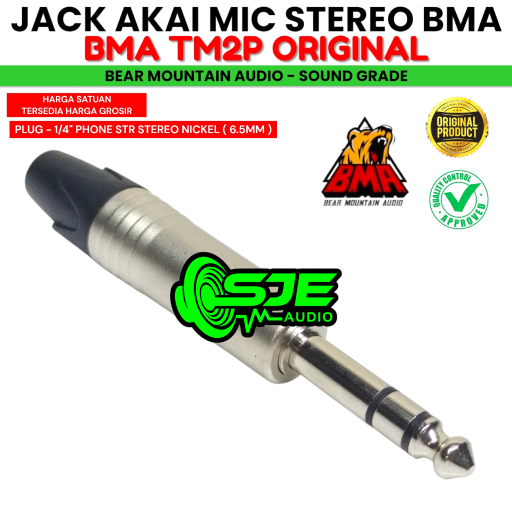Jual JACK MIC STEREO BMA BESI NICKEL NIKEL ASLI JECK JEK JAK JEG AKAI ...