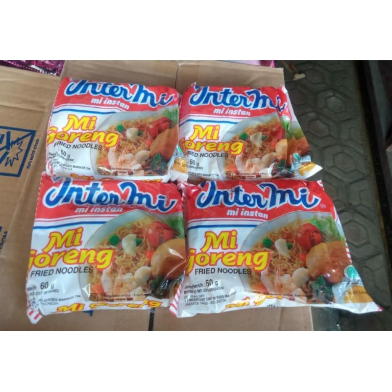 Jual INTERMI 60gr [4 pcs ] Indofood mie goreng instan MURAH | Shopee ...