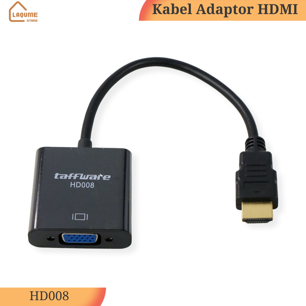 Jual Kabel Hdmi Ke VGA Female to LCD TV Projektor Converter Laptop PC ...