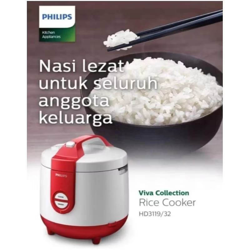 Jual Rice cooker/magic com Philips hd 3119/32 - penanak nasi | Shopee ...