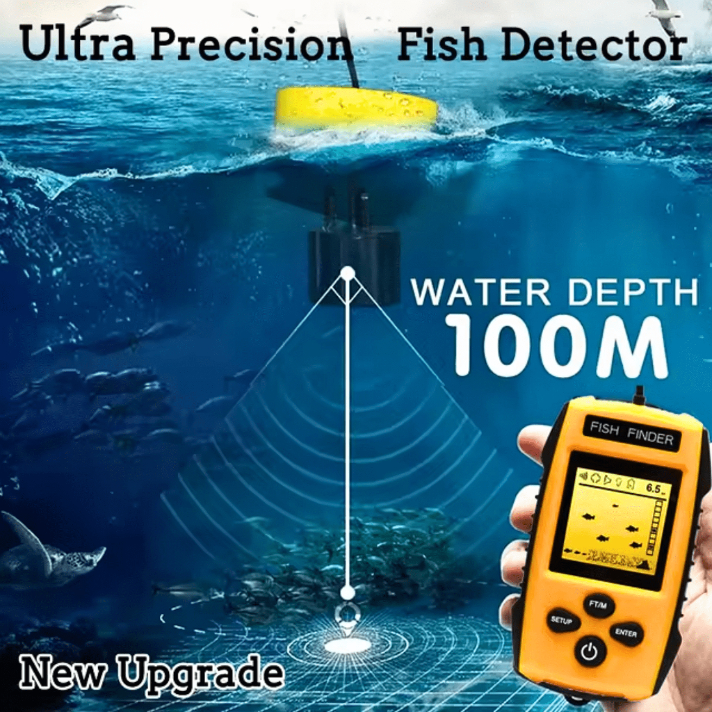 Jual PUSAT Alat pelacak pendeteksi ikan di laut Portable Fish Finder 2. ...