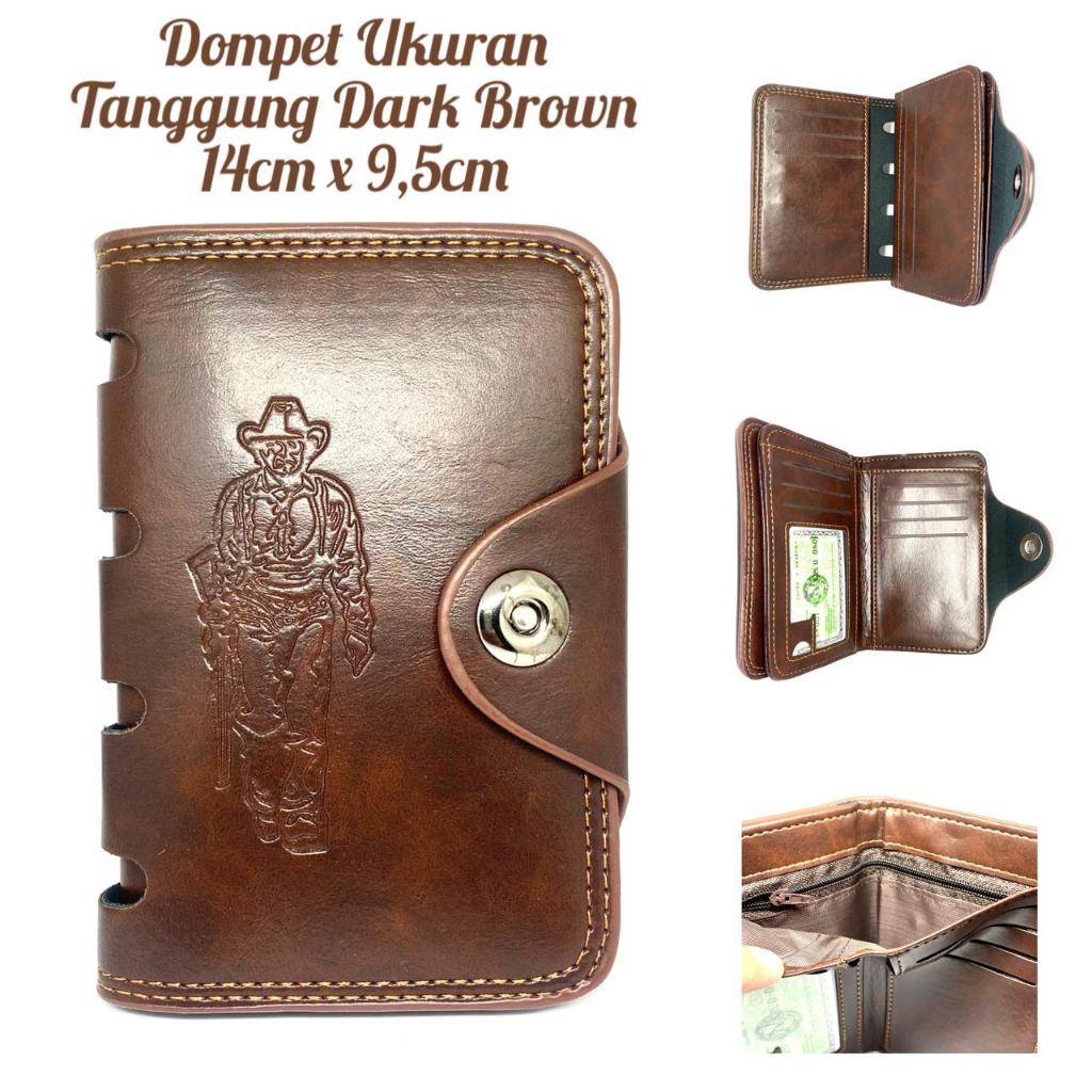 Jual Dompet Pria Ukuran Tanggung Kulit Sintetis 14cm x 9,5cm - Murah ...