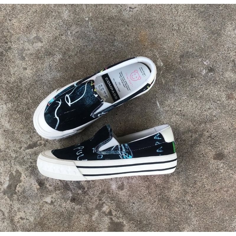 Jual Compass x Jason Ranti art 1 size 38 || SEPATU SECOND BRAND ...