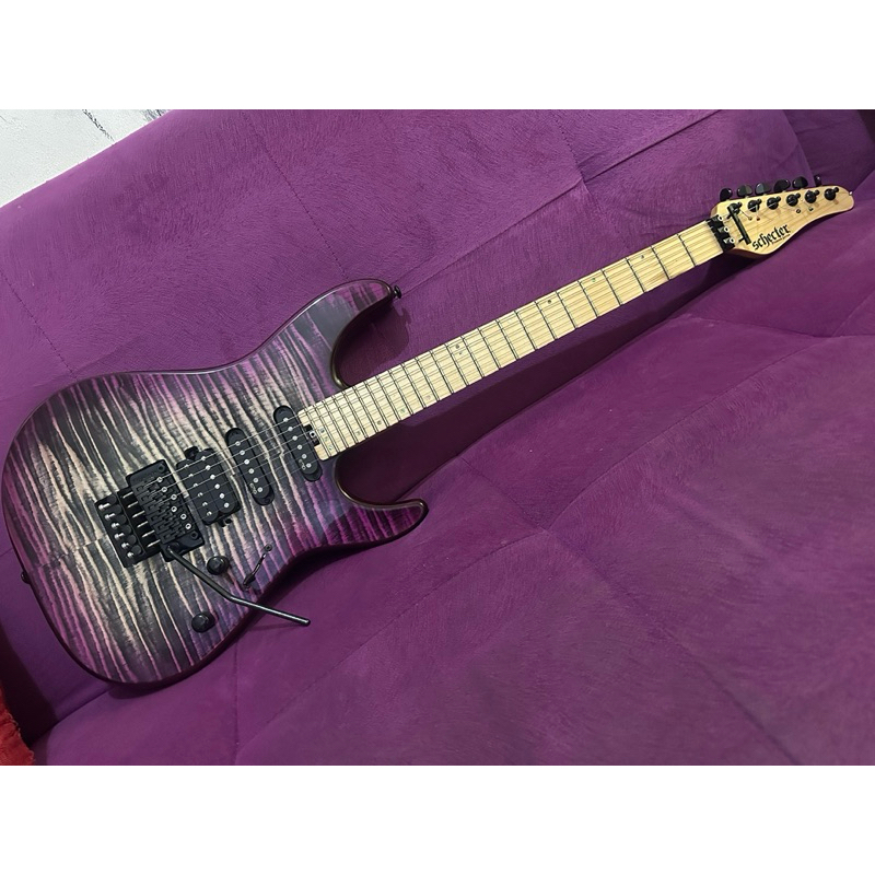 Jual Guitar schecter sun valley super shredder III AURORA BURST ...