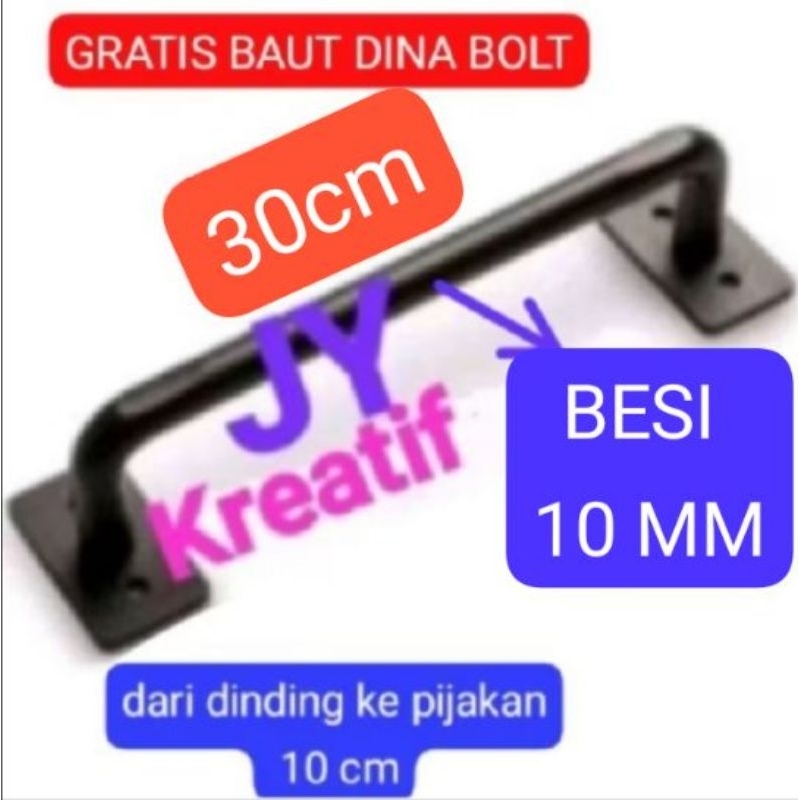 Jual anak tangga tempel dinding pijakan tangga handle pintu anak tangga ...