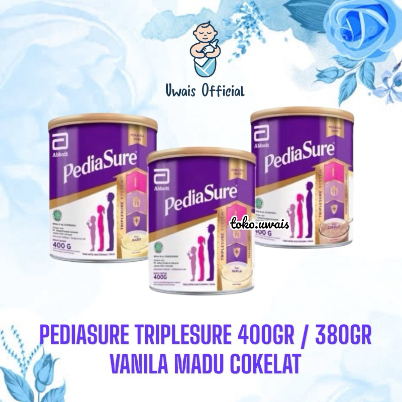 Jual PEDIASURE TRIPLESURE 400GR / 380GR VANILA MADU COKELAT | Shopee Indonesia