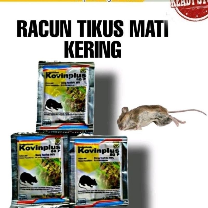 Jual RODENTISIDA KOVINPLUS Racun tikus fosfida80% | Shopee Indonesia