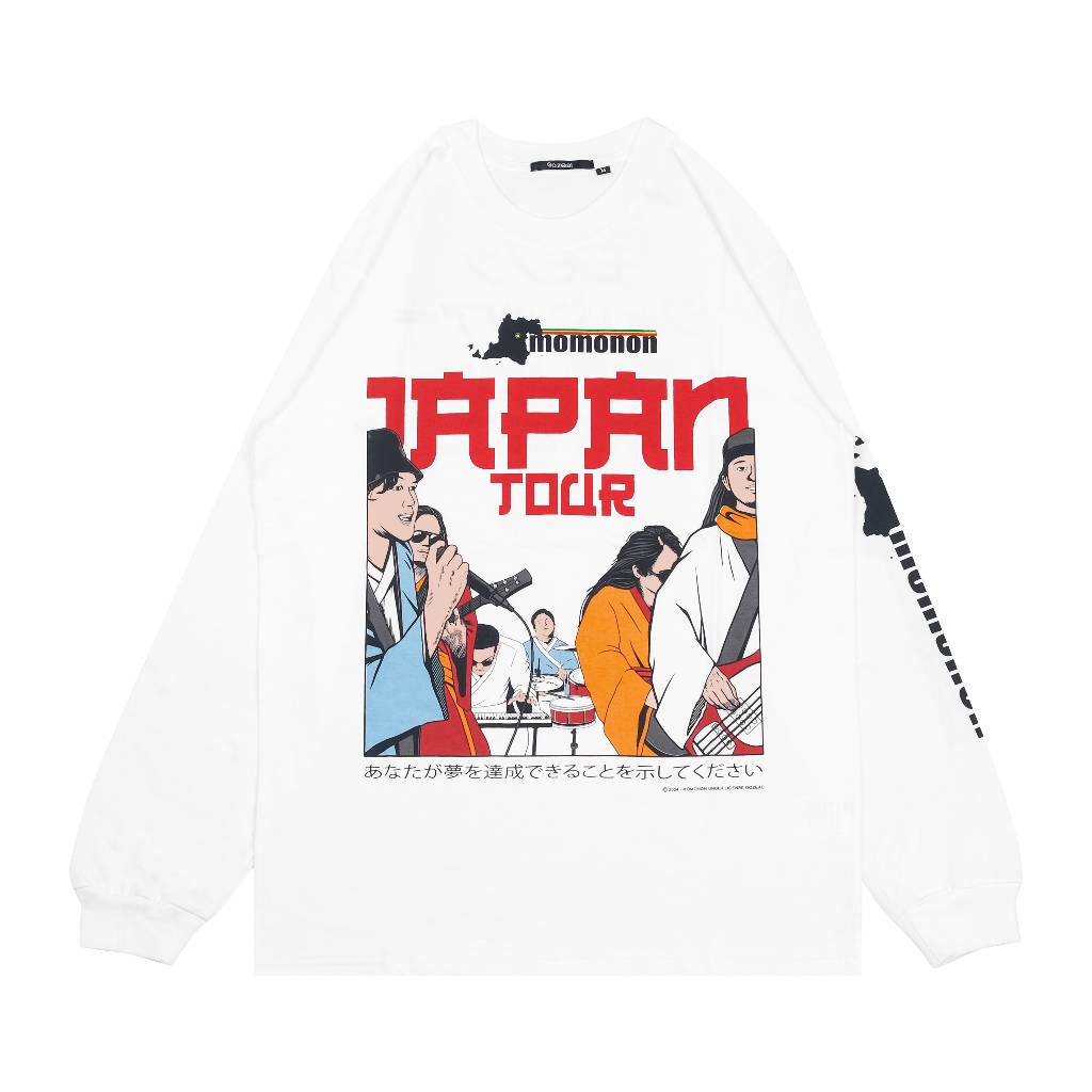 Jual X Momonon | Longsleeve | Tour Japan 2024 | Shopee Indonesia