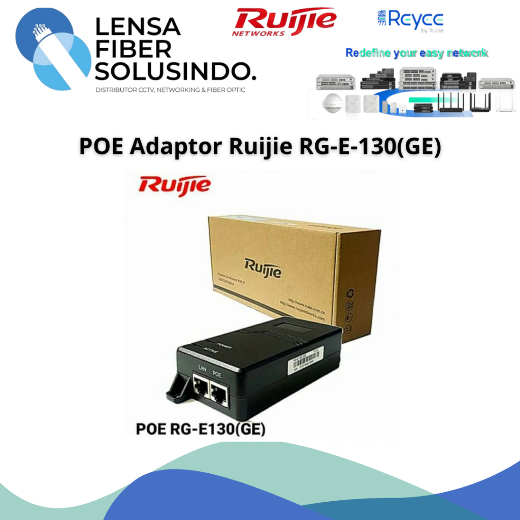 Jual Ruijie POE Adaptor RG-E-130(GE) | Shopee Indonesia