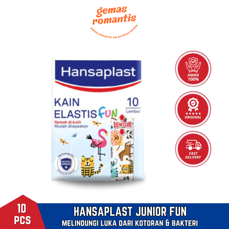 Jual Hansaplast Junior Fun 10's - Plester dengan Karakter Lucu | Shopee ...