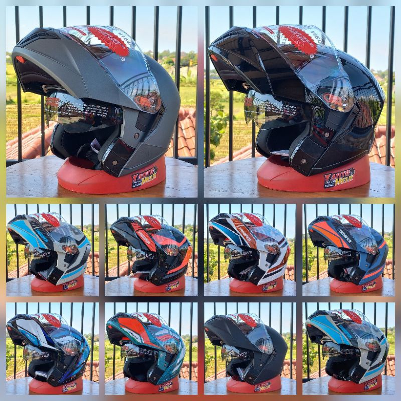 Jual HELM MODULAR STUDDS TROOPER MODULAR FLIP UP ORIGINAL POLOS DAN ...