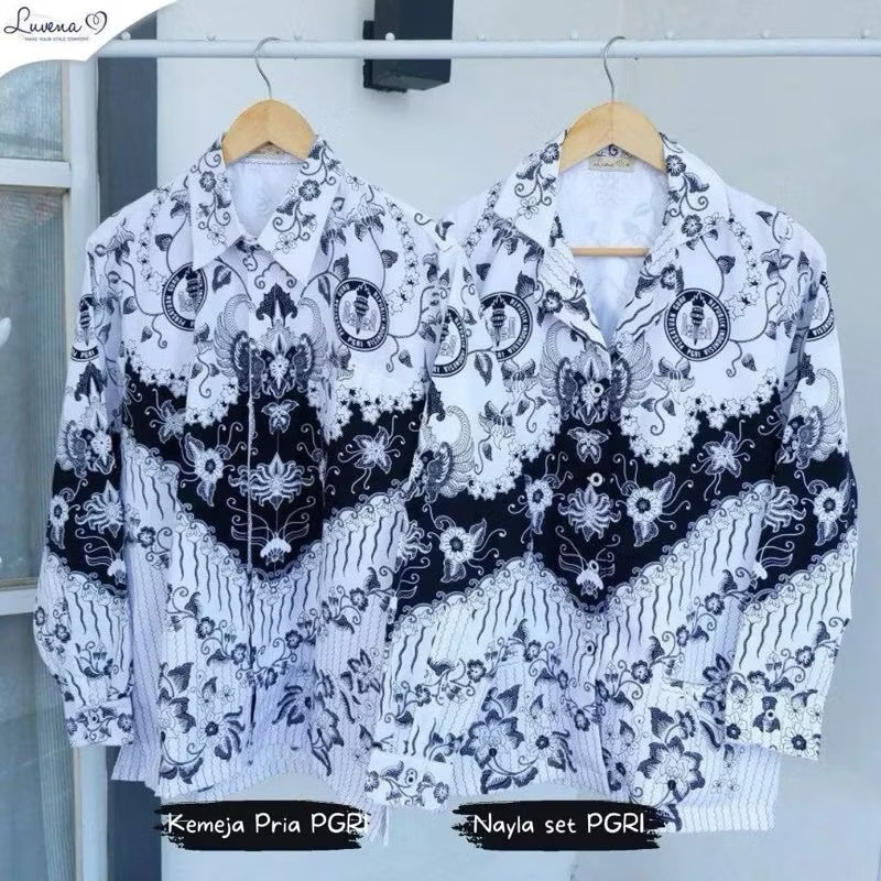 Jual seragam batik pgri terbaru kusuma bangsa | Shopee Indonesia