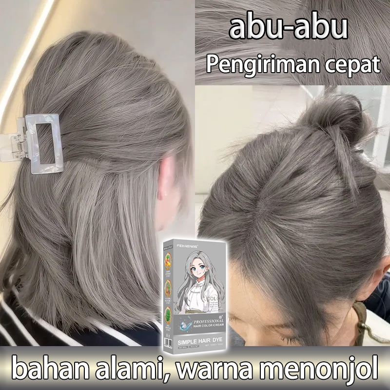 Jual 【Pewarna rambut terlaris tahun】FEKAGNAS cat rambut abu-abu*200ml ...