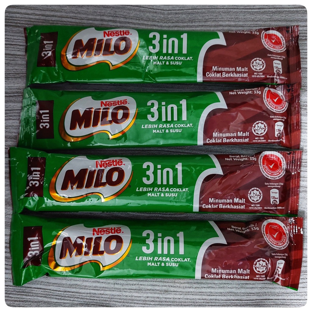 Jual MILO 3in1 ActivGo Stick Malaysia Sachet | Shopee Indonesia
