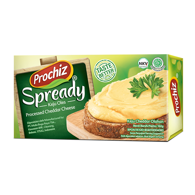 Jual Prochiz Spready Cheese 160gr / Prochiz Spreadable Cheese / Prociz ...