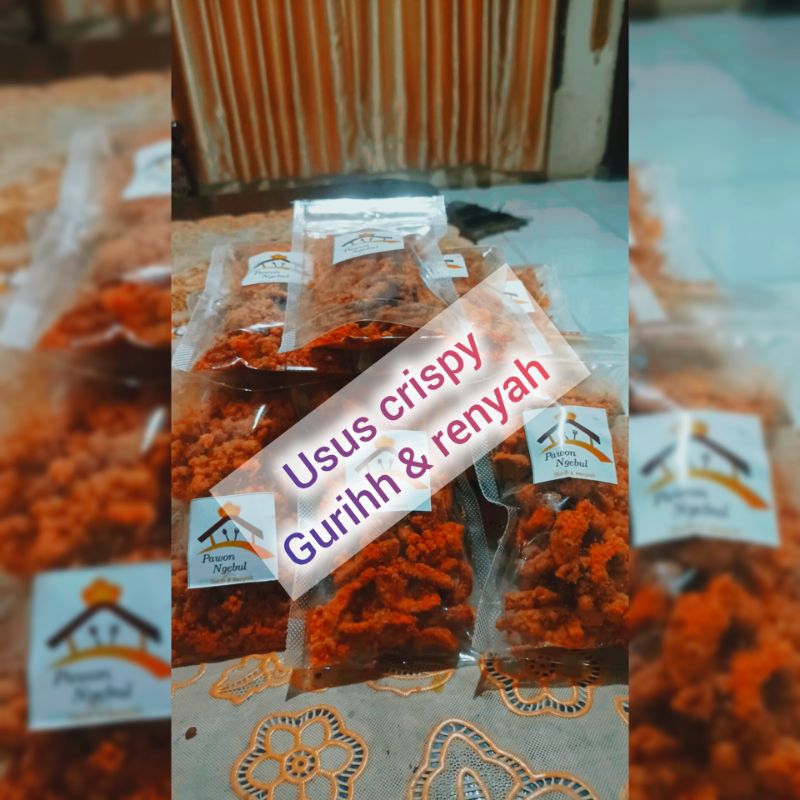 Jual Keripik usus pedas balado 100gram | Shopee Indonesia