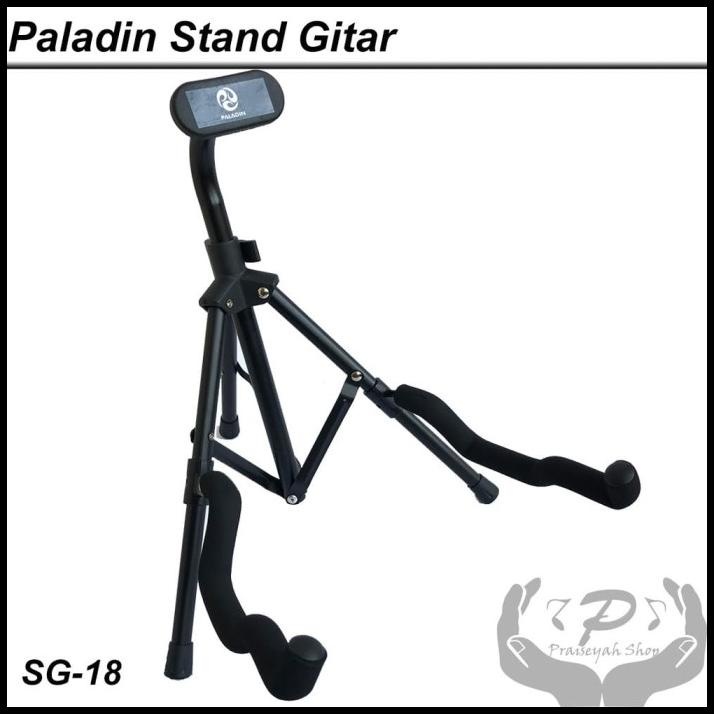 Jual STAND GITAR LIPAT , PALADIN SG18 WITH CASE | Shopee Indonesia