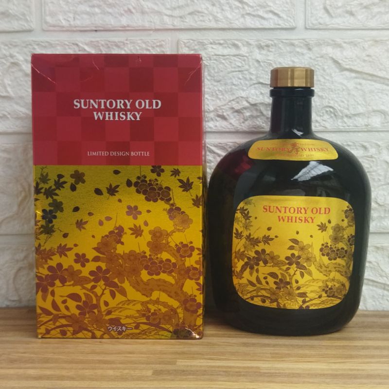 Jual Botol Kosong Suntory Old Whiskey + Box 700ml | Shopee Indonesia
