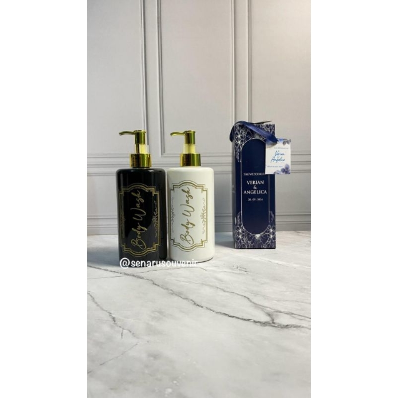 Jual SOUVENIR BOTOL SABUN PUMP KEMASAM BOX CUSTOM / SOUVENIR DISPENSER ...