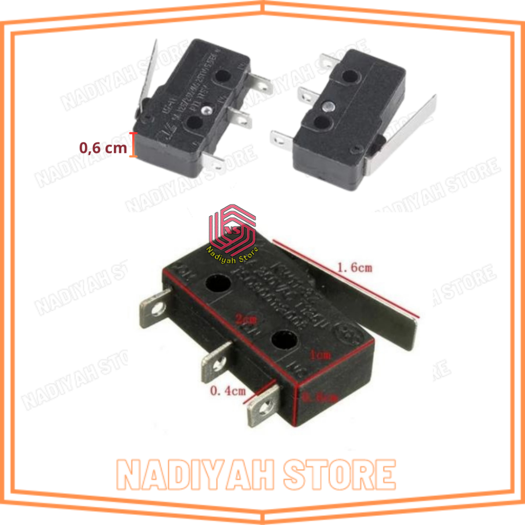 Jual MICRO SWITCH LIMIT MINI LIMIT SWITCH MINI MIKRO SWITCH MINI ...