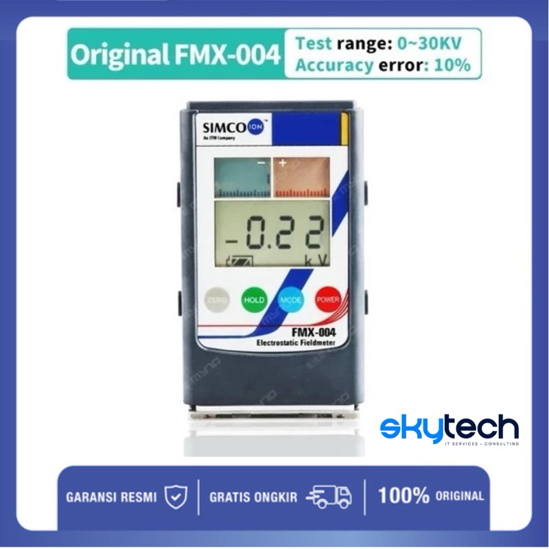 Jual FMX-004 simco fmx004 Electrostatic Field Meter name plat Made in ...