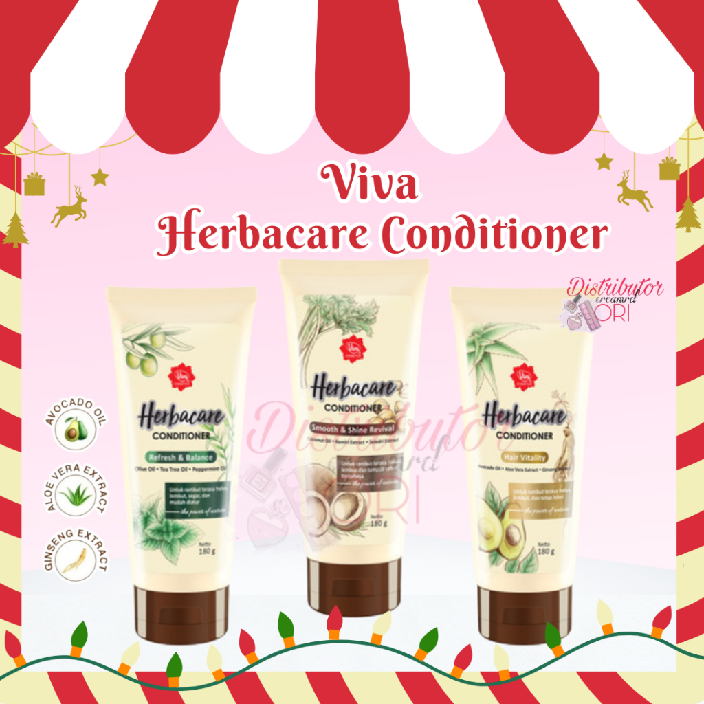 Jual VIVA Herbacare Conditioner | BPOM | CONDITIONER 180G | Shopee ...