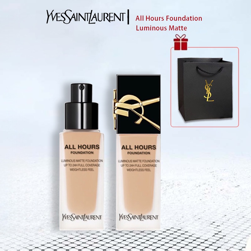 Jual YSL Foundation 25ml / Yves Saint Laurent All Hours Foundation Luminous Matte Finish ...