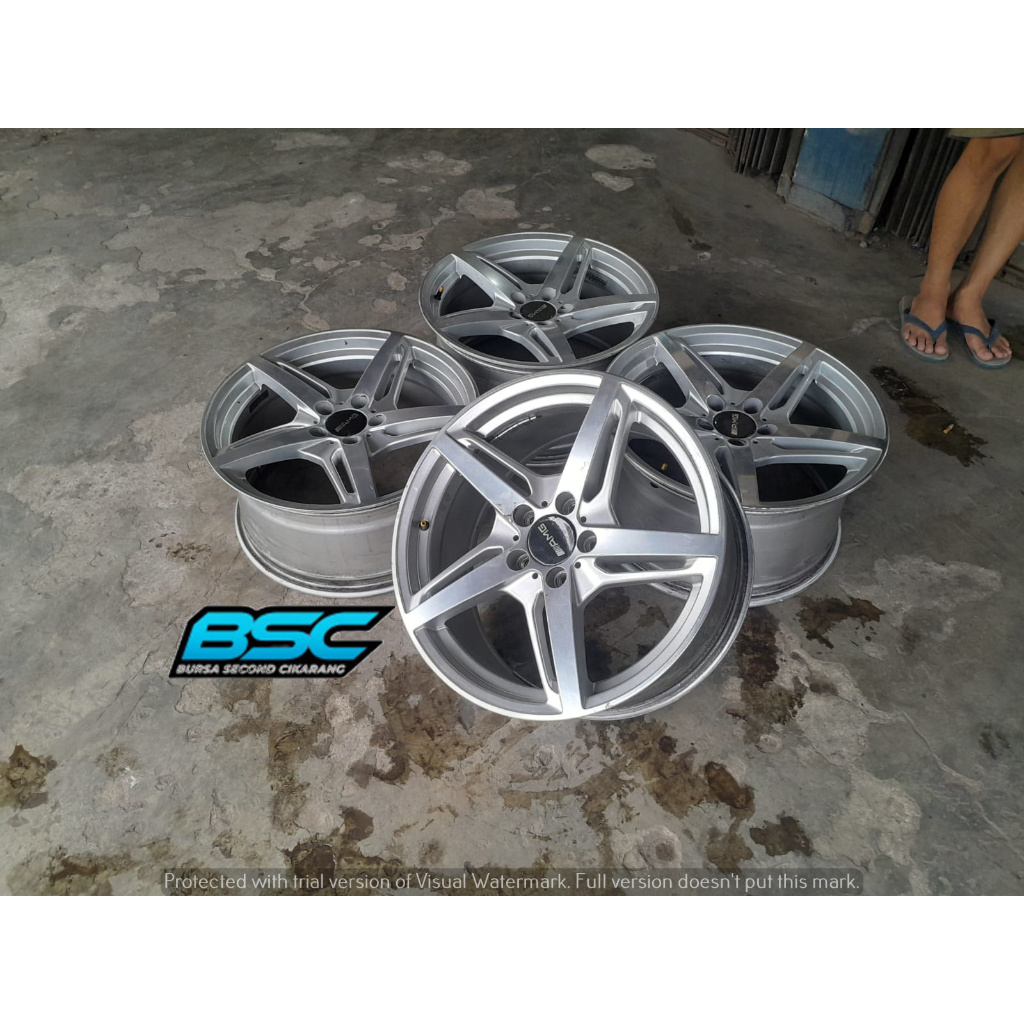 Jual Velg Racing Celong Second R18 Funf Pcd 5x112 Ring 18 Buat Mercy ...