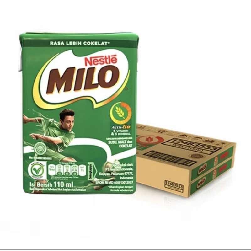 Jual (KARTON)MILO UHT SUSU CAIR 110 ML ISI 36 PCS | Shopee Indonesia