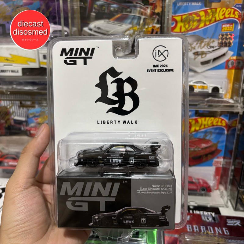 Jual Mini GT LBWK Nissan Skyline ER-34 Limited Edition Exclusive IMX ...