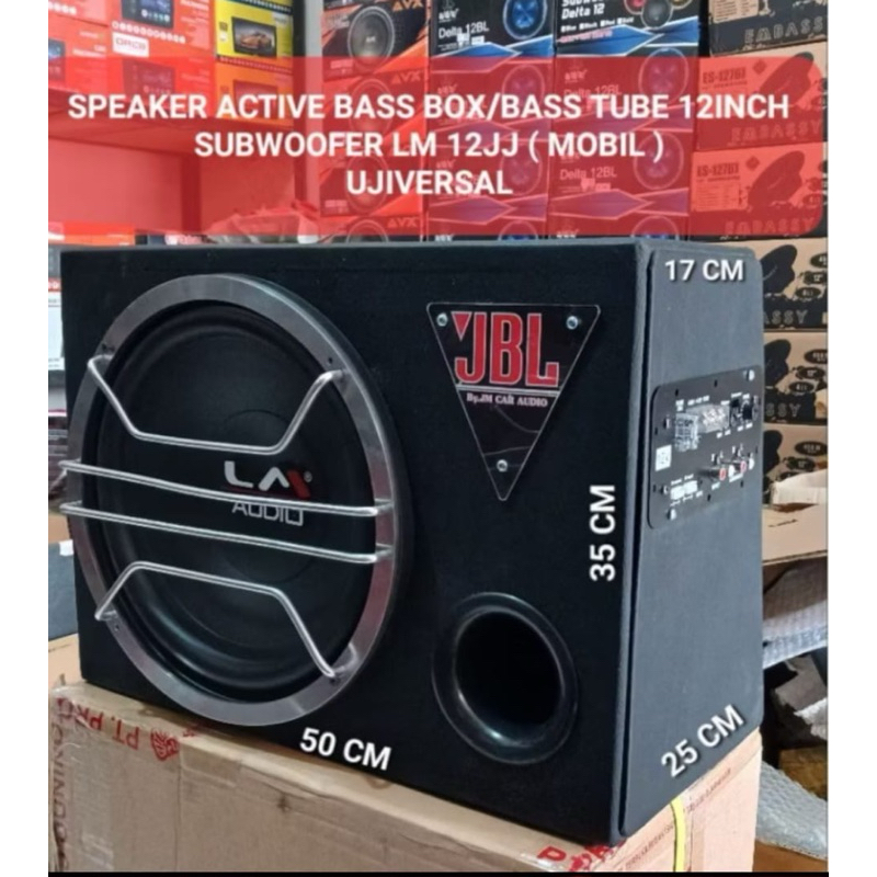 Jual Speaker SUBWOOFER BASS BOX/BASSTUBU 12inch(Active) LM 12JJ (Mobil ...
