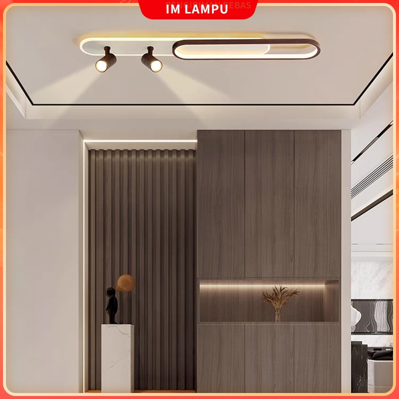 Jual (Remote)Lampu plafon panjang estetika Teras/tangga/kamar mandi ...